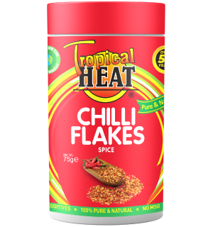 Tropical Heat | Chilli Flakes (Spice) | Net Weight 75g – East African Foods