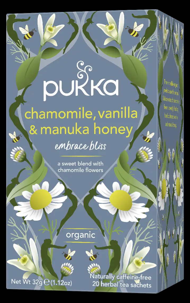 PUKKA Chamomile, Vanilla & Manuka Honey 20 Tea Bag – East African Foods