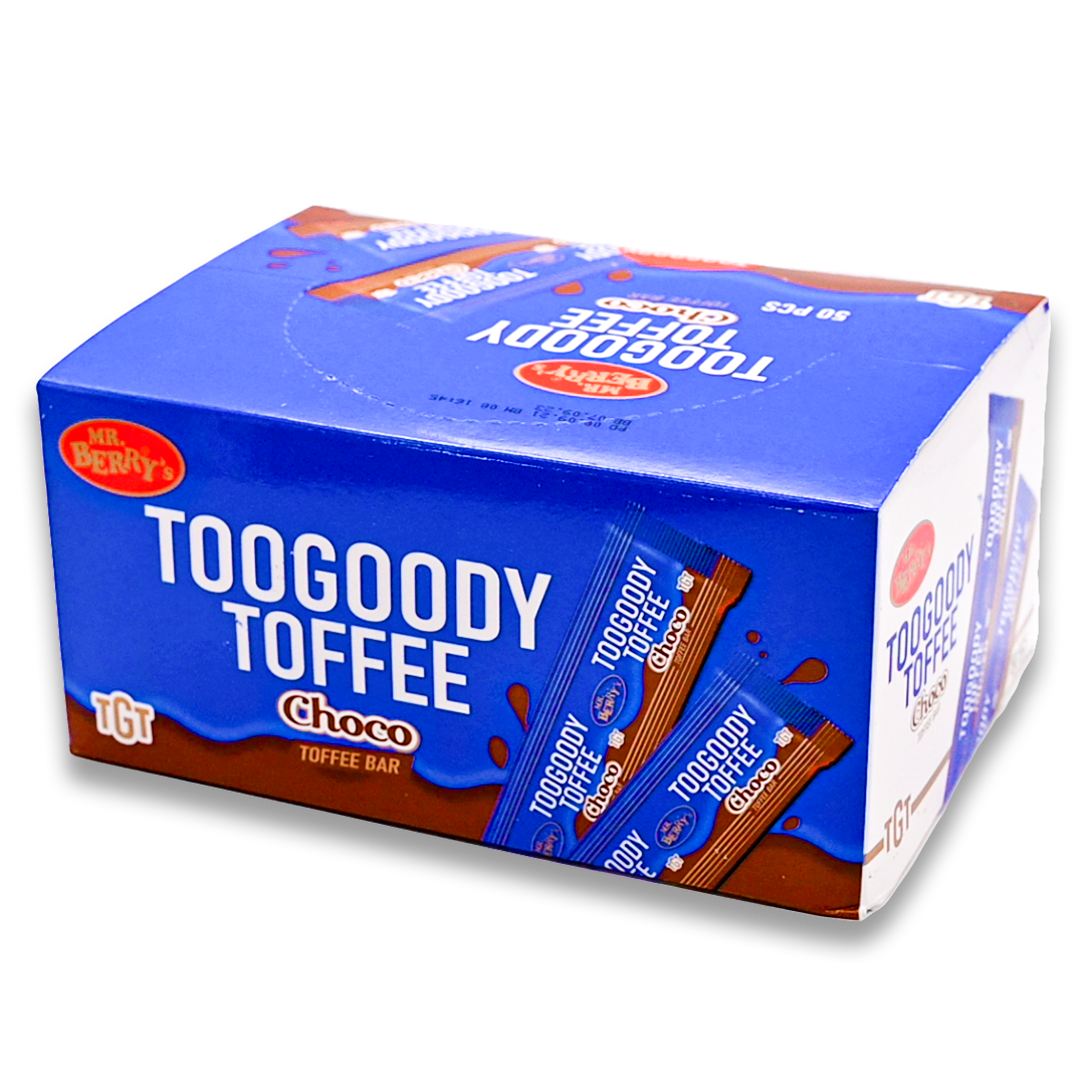 Mr. Berry's Toogoody Choco Toffee Chew Bar 50 Pcs – East African Foods